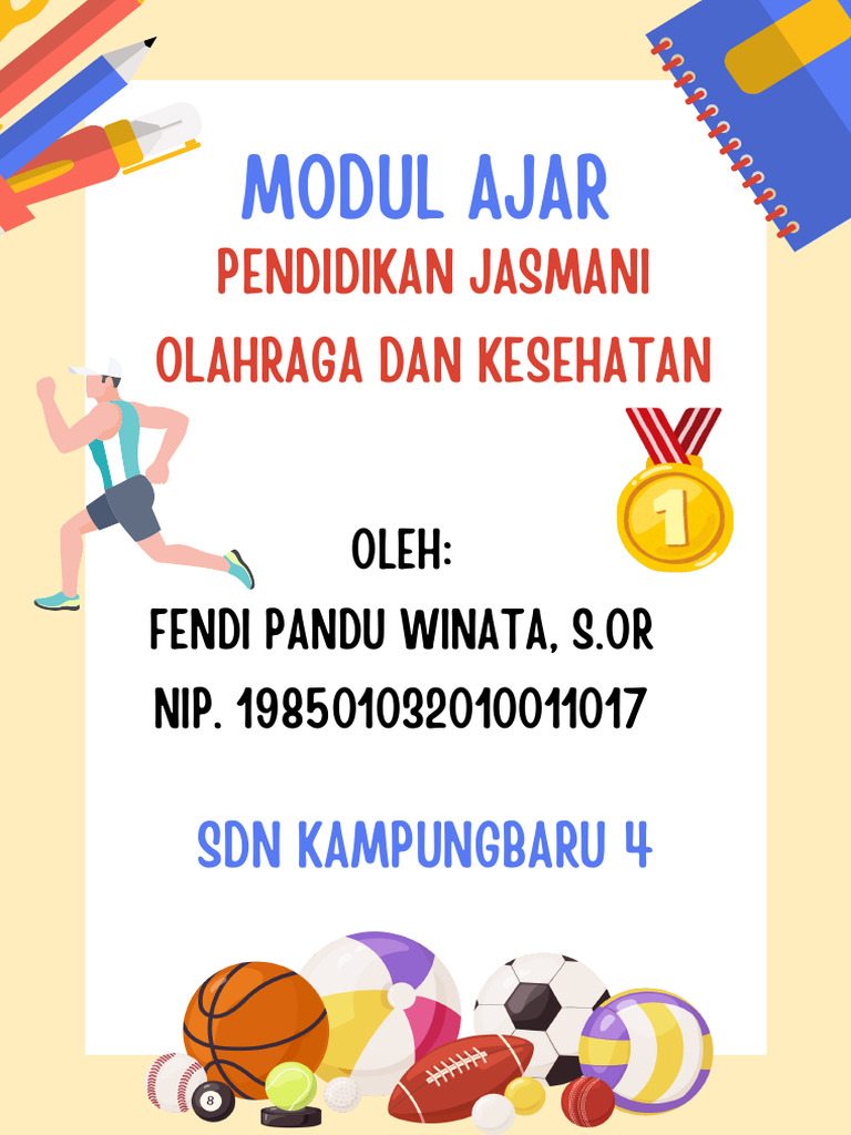 Modul Ajar Pjok PMM | PDF | Karier & Perkembangan