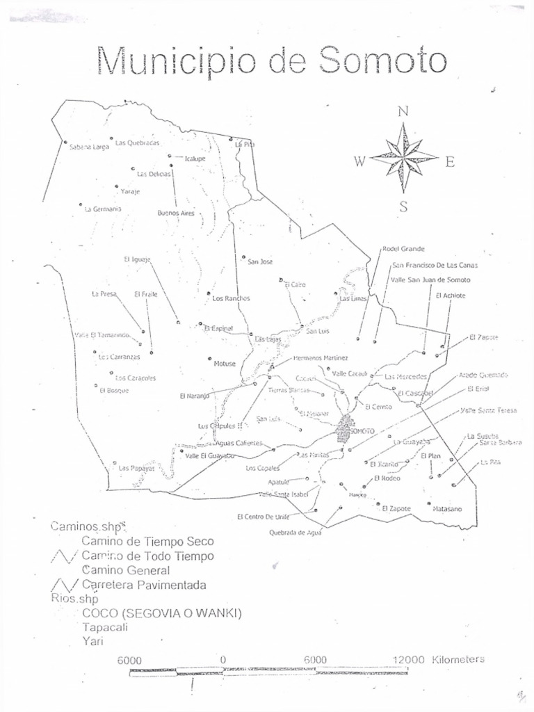 Mapa de Somoto | PDF