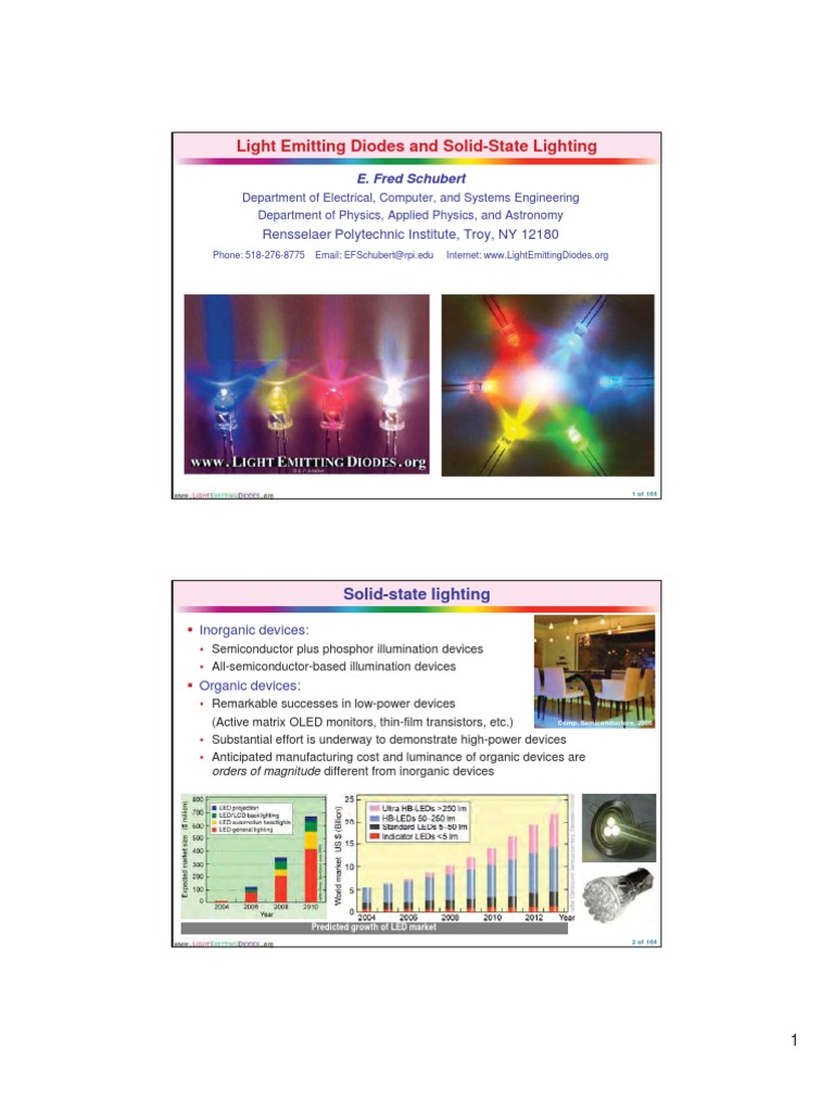 LED Slide Show | PDF | Light Emitting Diode | Color