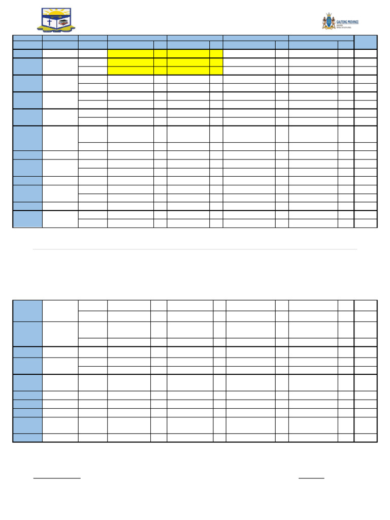 FINAL 2024 GRADE 8 - 11 FINAL EXAM TIME TABLE | PDF