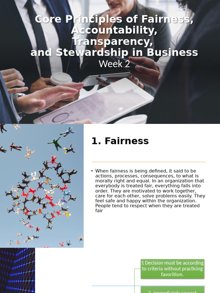 Core Principles of Fairness Accountability Transparency WEEK2 | PDF ...