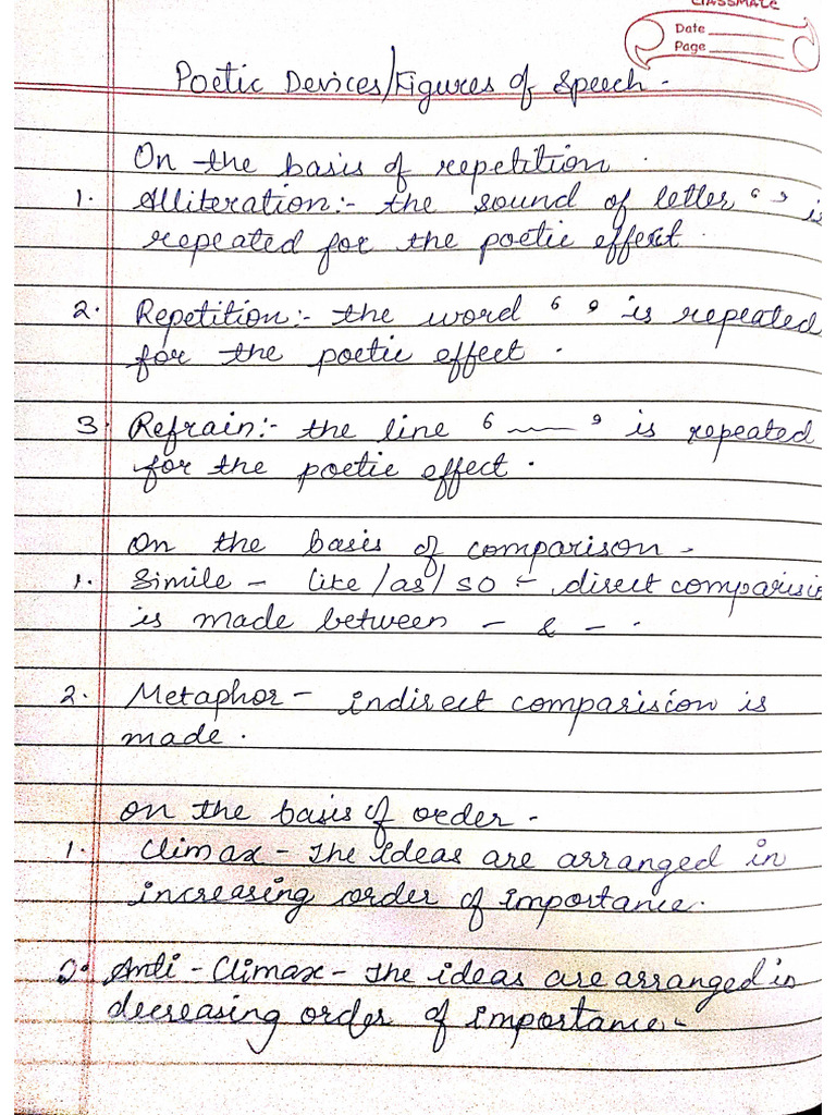 Poetic Devices | PDF