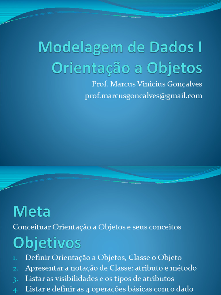 Mdi Aula06 Orientacão A Objeto Pdf Classe Programação De
