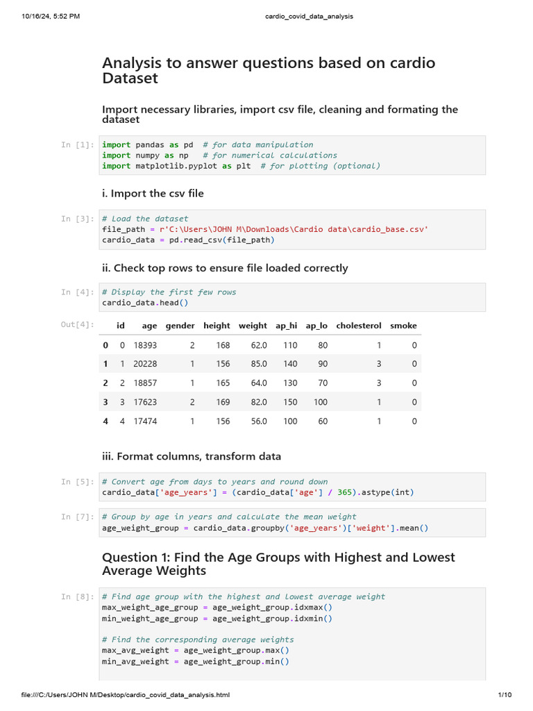 Test Questions and Analysis | PDF | Student's T Test | Statistical Analysis