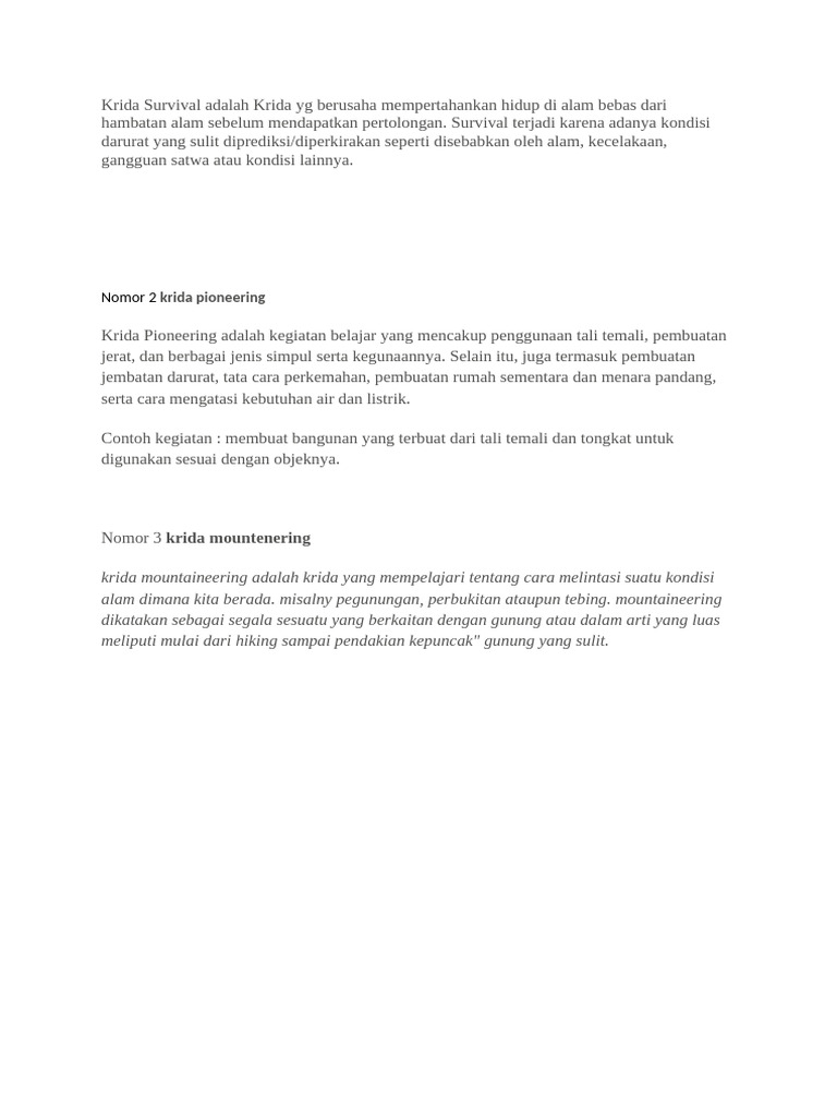 Pembagian Krida | PDF