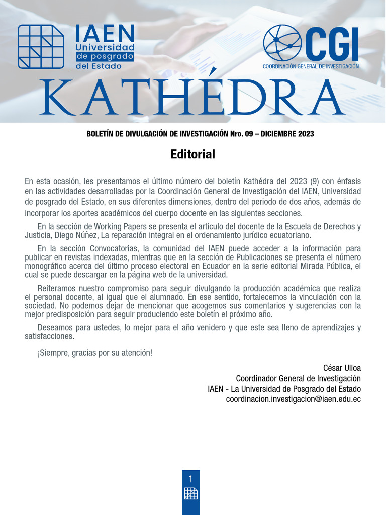 Boletin-9-edicion (1) | PDF | Derecho penal | Universidad