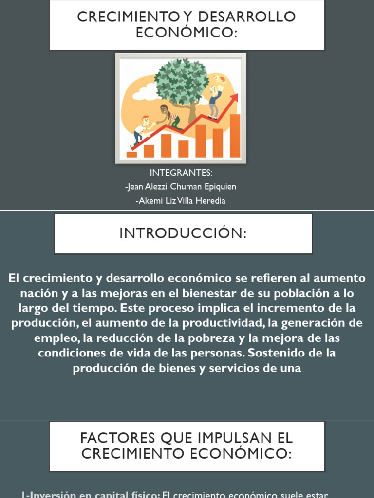 crecimiento y desarrollo económico | PDF | Crecimiento económico | Desarrollo economico