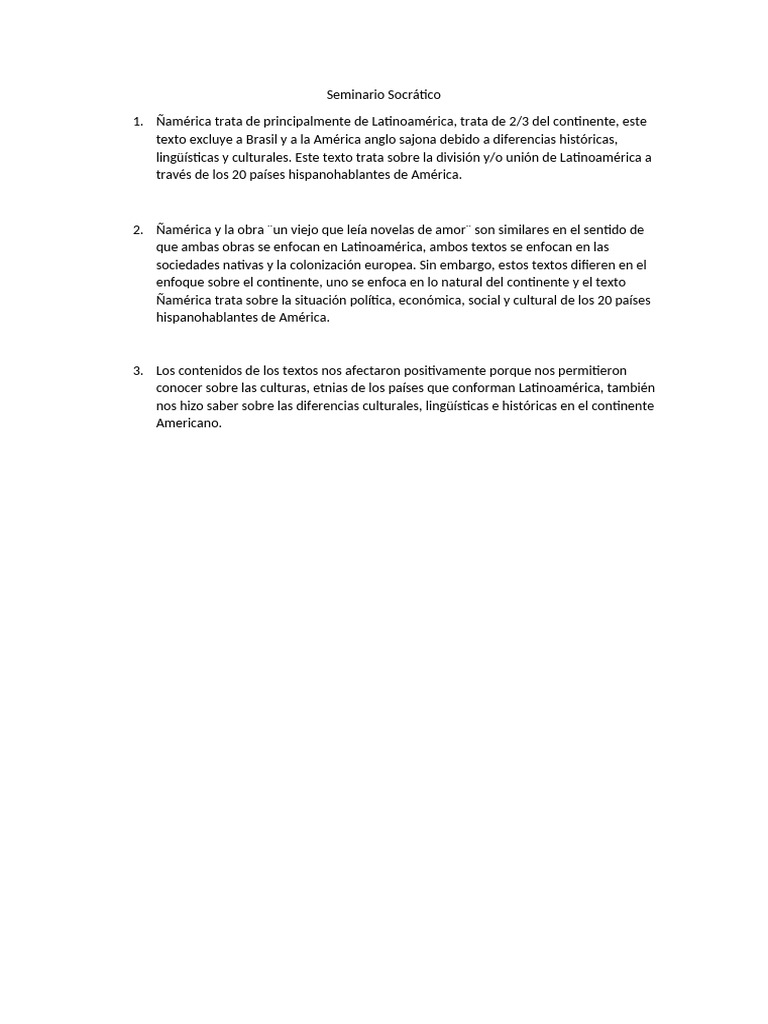 Seminario Socrático | PDF | Ciencias sociales | Clásicos
