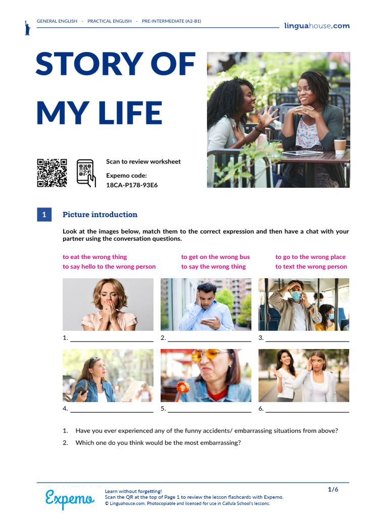 Story of My Life American English Teacher | PDF | Reading Comprehension