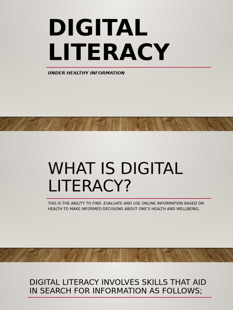 Digital Literacy | PDF