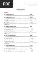 FGH Cafeteria Lunch Menu | PDF | Sauce | Hamburgers