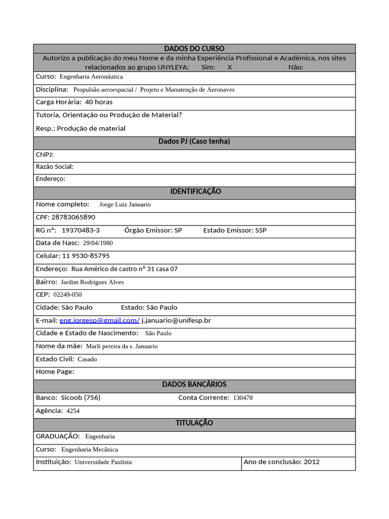 FORMULARIO 1 | PDF