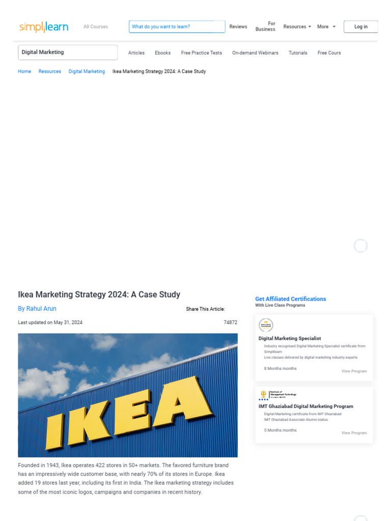Ikea Marketing Strategy 2024 | PDF | Digital Marketing | Marketing