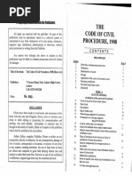 Code of Civil Procedure 1908 | PDF