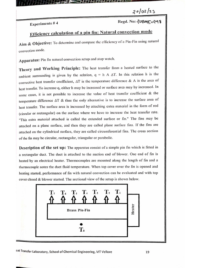 20BME0298 HT Exp4 | PDF