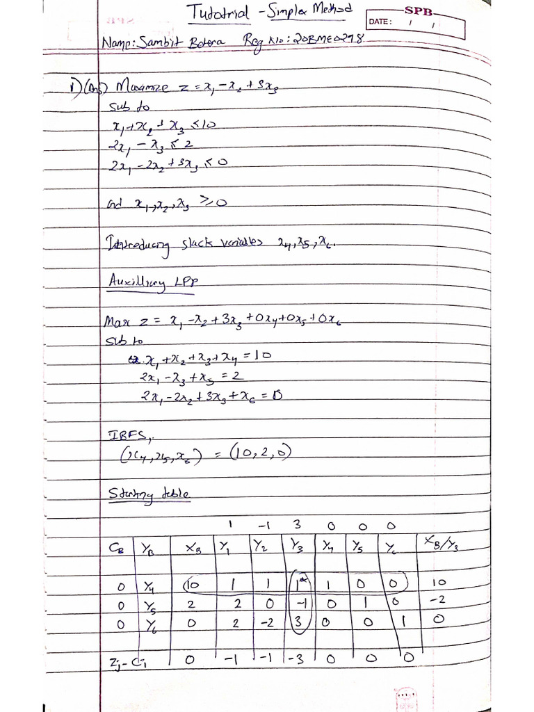 20BME0298 or Tutorial2 | PDF
