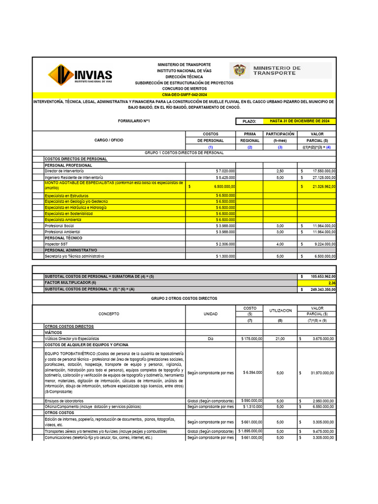 16. Formulario 1 -DEFINITIVO | PDF | Economias