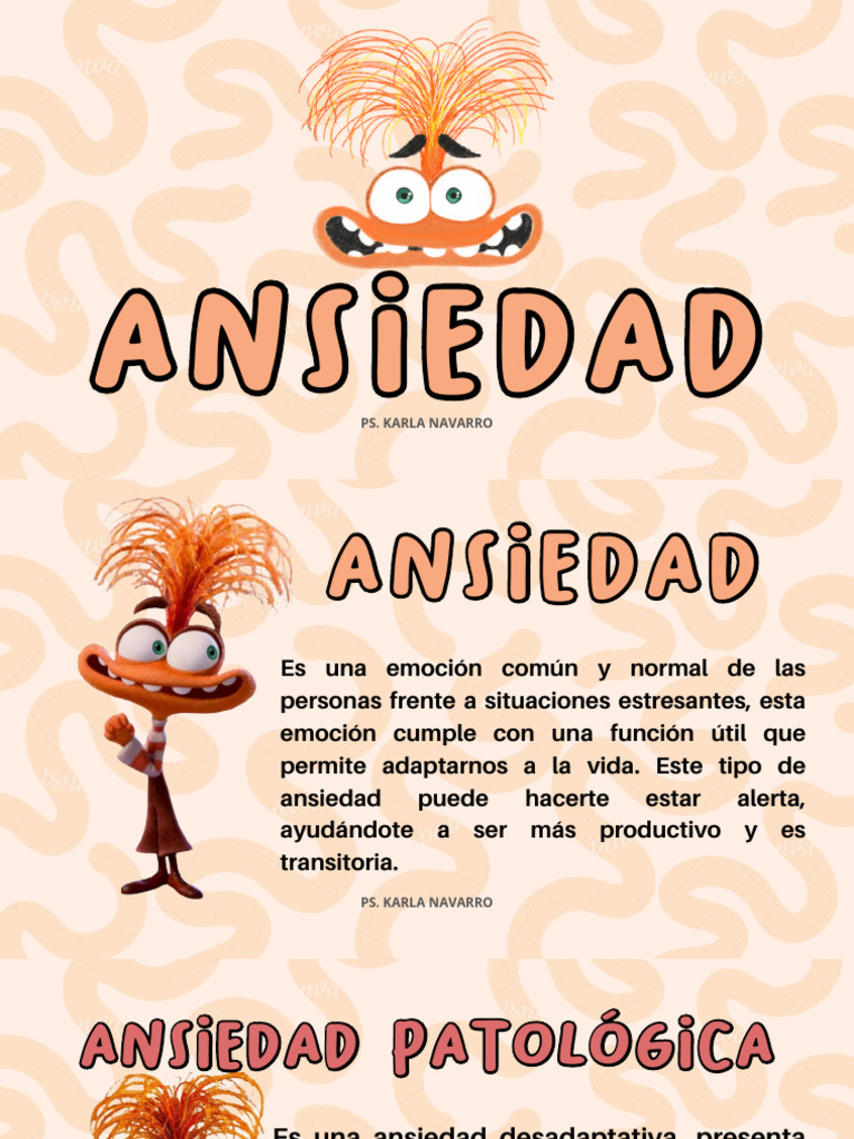 Ansiedad y Trastorno de Ansiedad PDF | PDF | Relaciones personales, crianza y desarrollo personal
