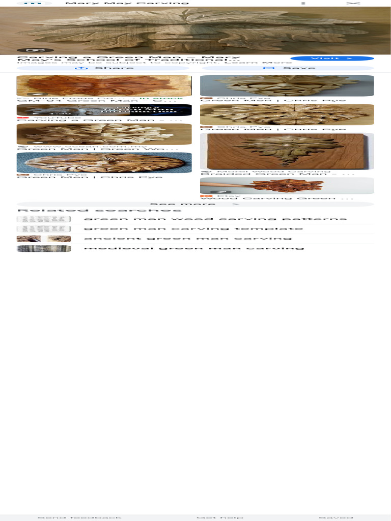 simple green man carving - Google Search | PDF