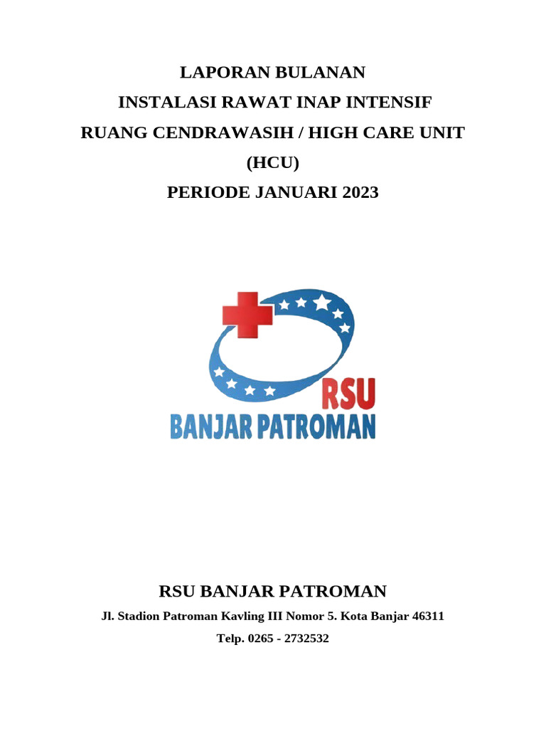 Laporan Hcu Januari 2023 | PDF