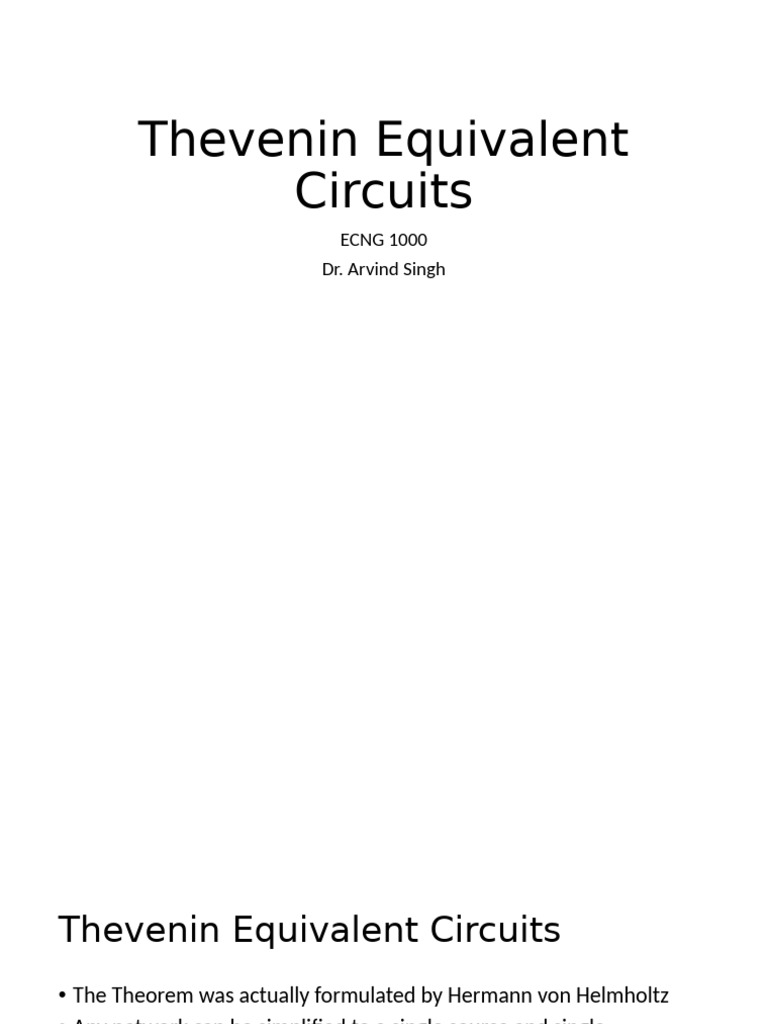 Finding Norton Equivalent Circuits | PDF | Electrical Impedance ...