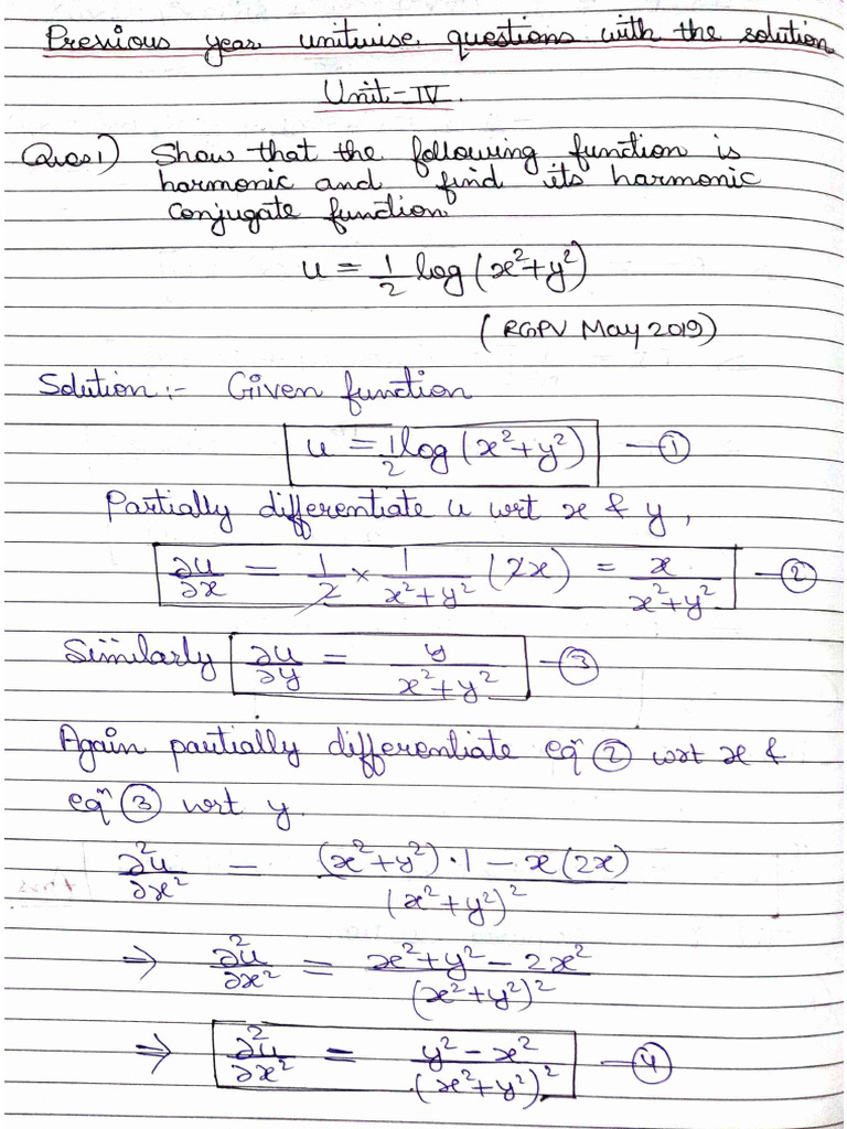 PYQ'S Unit 4 M-II | PDF