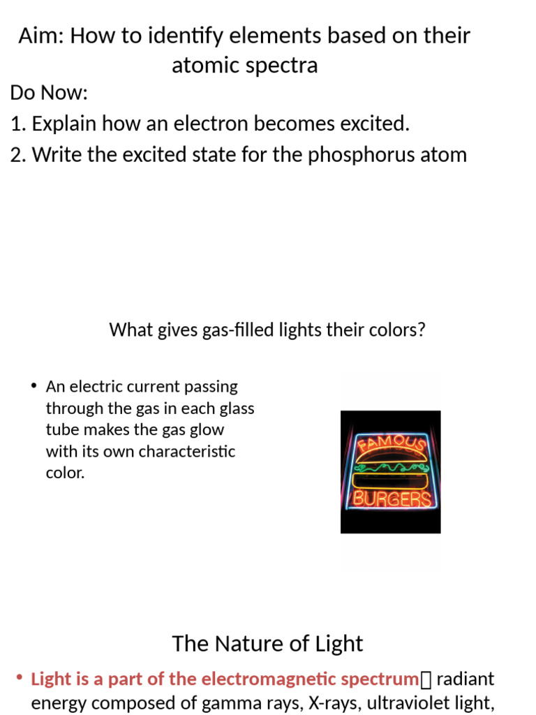 Atomic Spectra | PDF | Emission Spectrum | Electromagnetic Spectrum