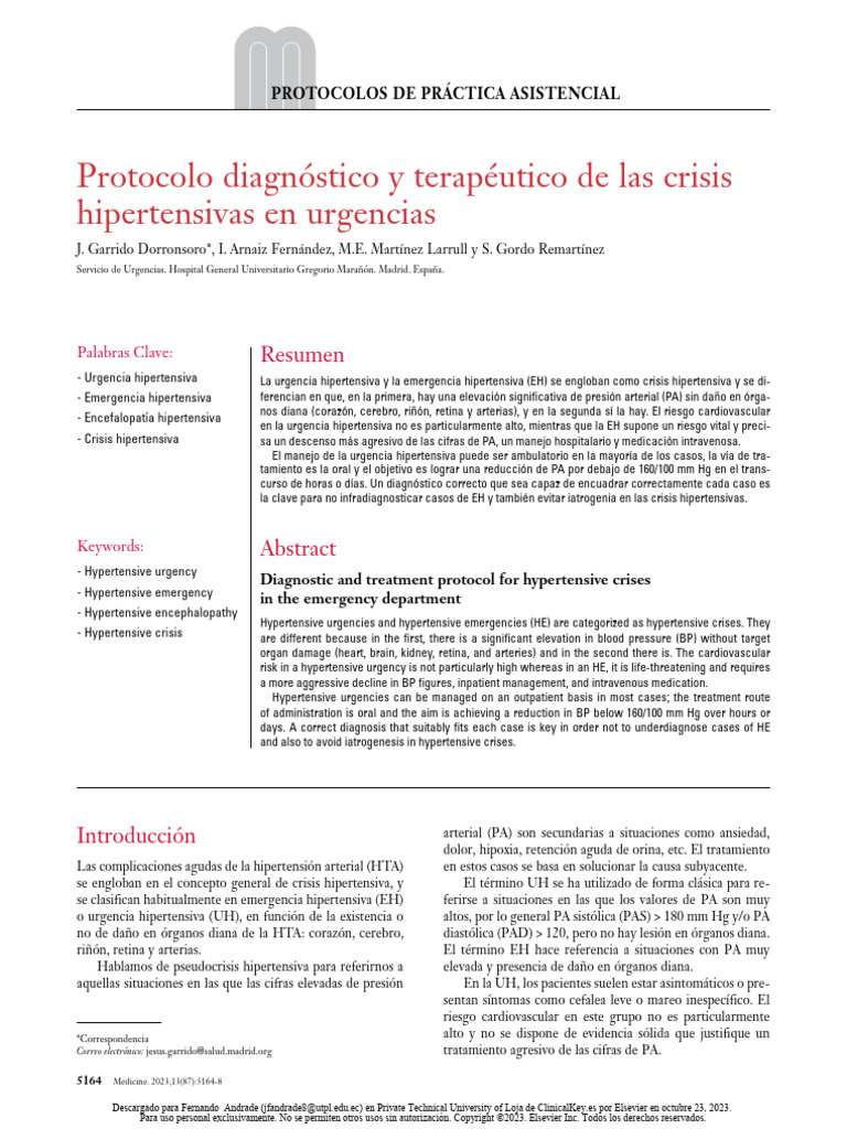 Protocolo 2 | PDF | Medicina | Enfermedades y trastornos