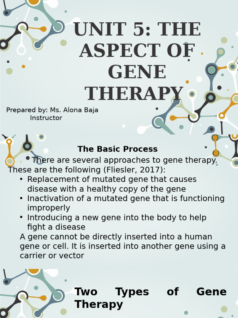 Overview of Gene Therapy Techniques | PDF | Gene Therapy | Stem Cell