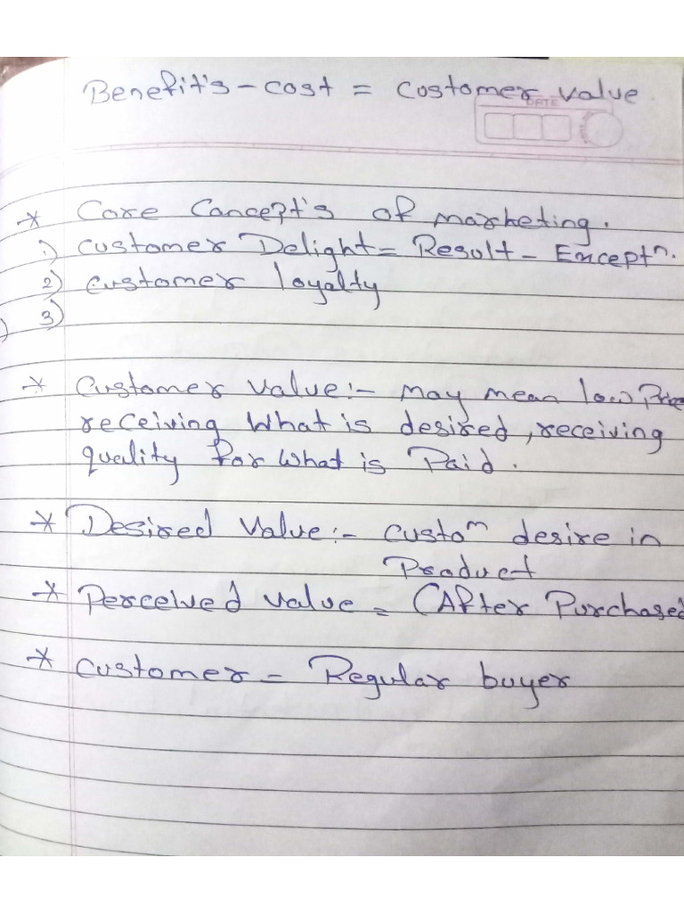 Basic of Marketing 5 | PDF