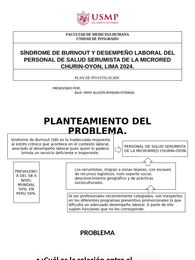 Exposicion 2 Winy Allison Rondan Estrada | PDF | Spss | Burnout ocupacional