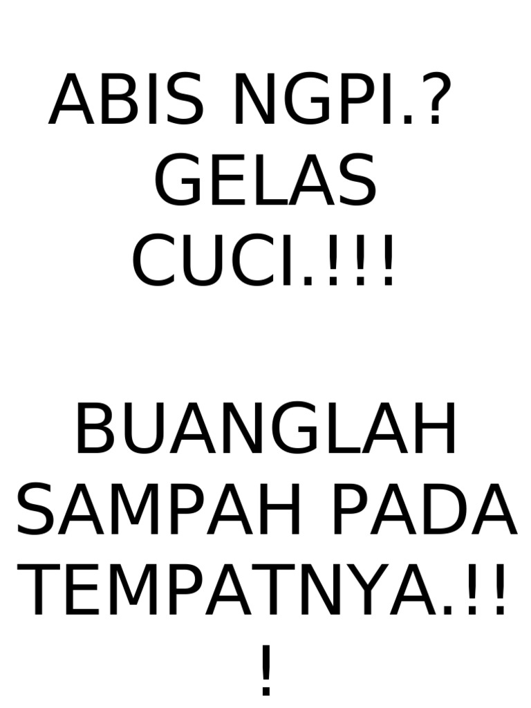 Abis Ngpi | PDF
