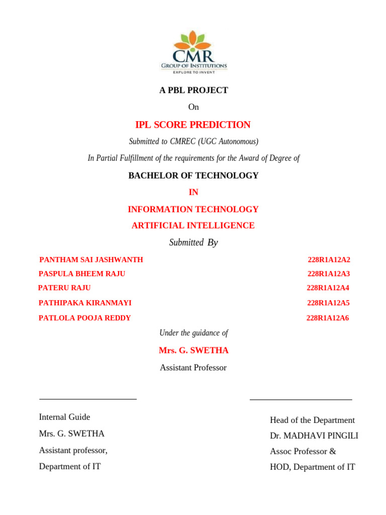 AI PBL A6 | PDF | Machine Learning | Artificial Intelligence