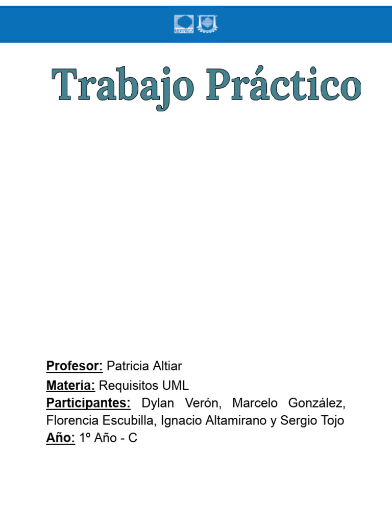 Trabajo práctico - Cuestionario 18_10 | PDF | Software | Caso de uso