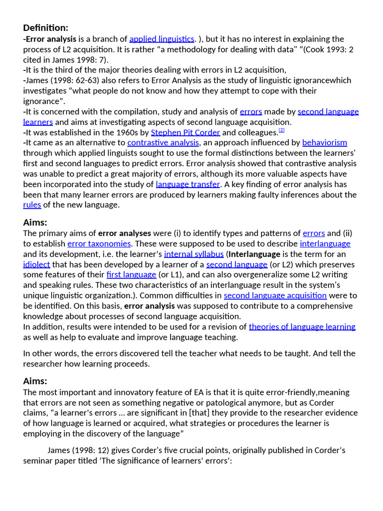 The - Distinction - Between - and - Error - and - A - Mistake - Docx ...