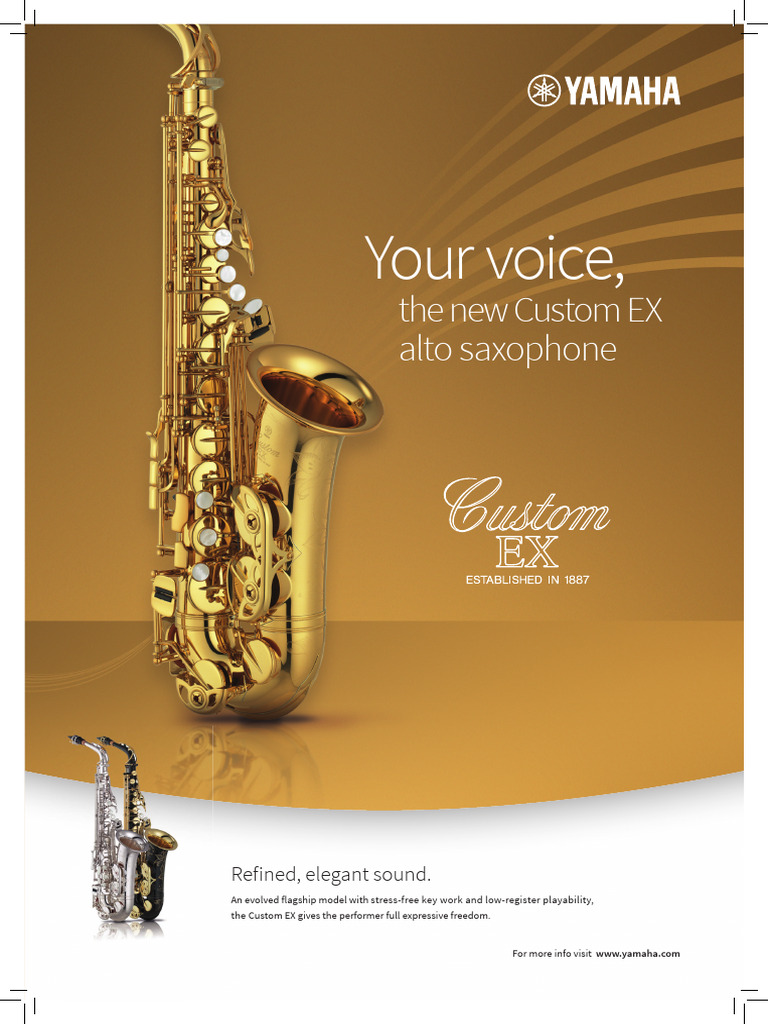 Yas-875ex New Sax Flyer 2015final | PDF | Saxophone | Aerophones