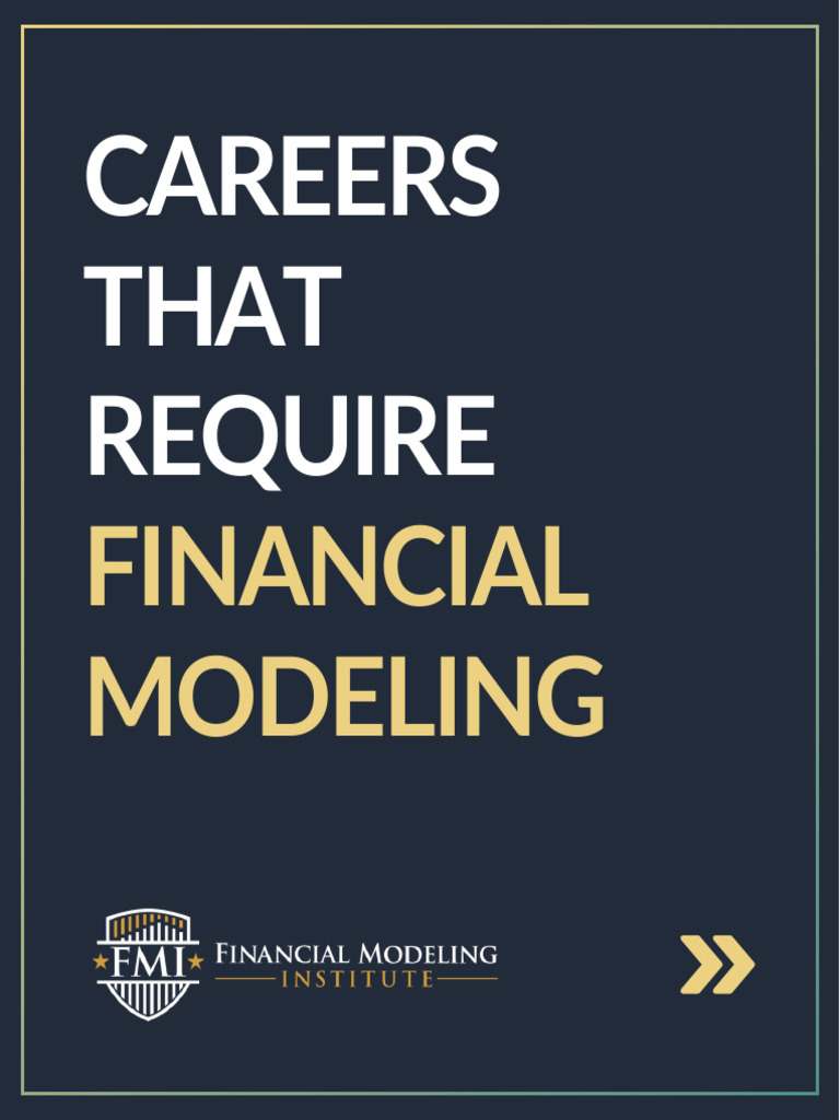 Careers That Require Financial Modeling | PDF