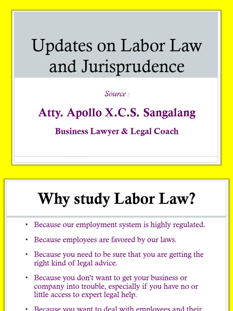 Philippine Labor Law Updates 2024 | PDF | Employment | Overtime