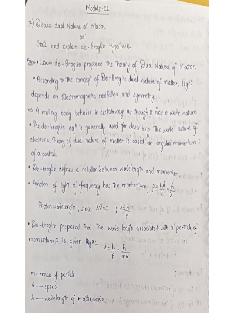 PHY Module 02 - Theory Questions | PDF