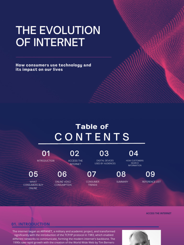 The Evolution of Internet | PDF | Internet | Online Shopping