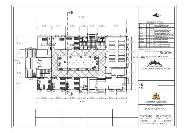 BCWD Hospete GF Plan | PDF | Room