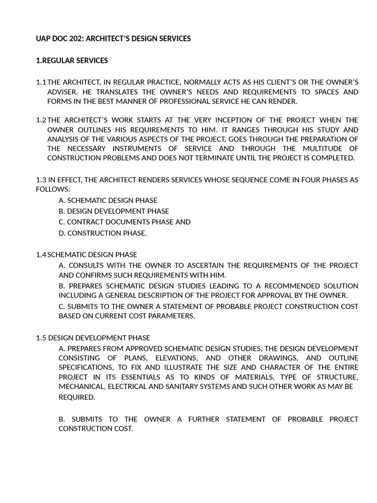 UAP DOC 202 | PDF | Taxes | Architect