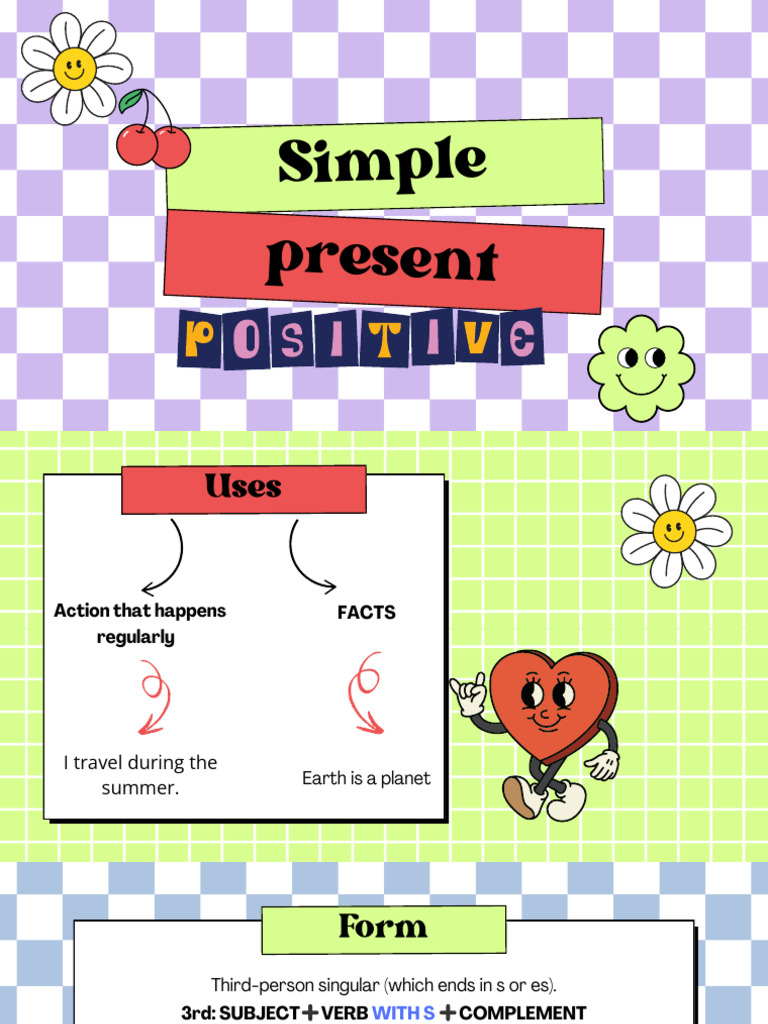 Simple Present Positive Basic | PDF | Languages | Foreign Language Studies