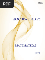 Practica Matematicas BXM 2025 | PDF | Tangente | Geometría Elemental