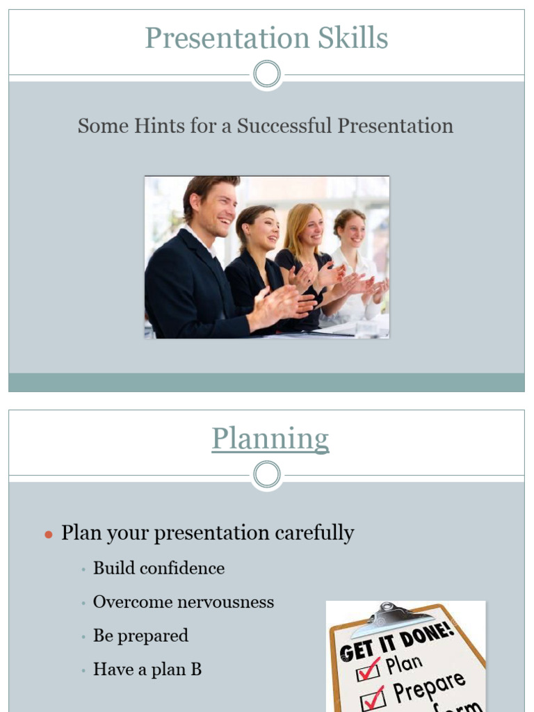Tips On An Effective Presentation | PDF