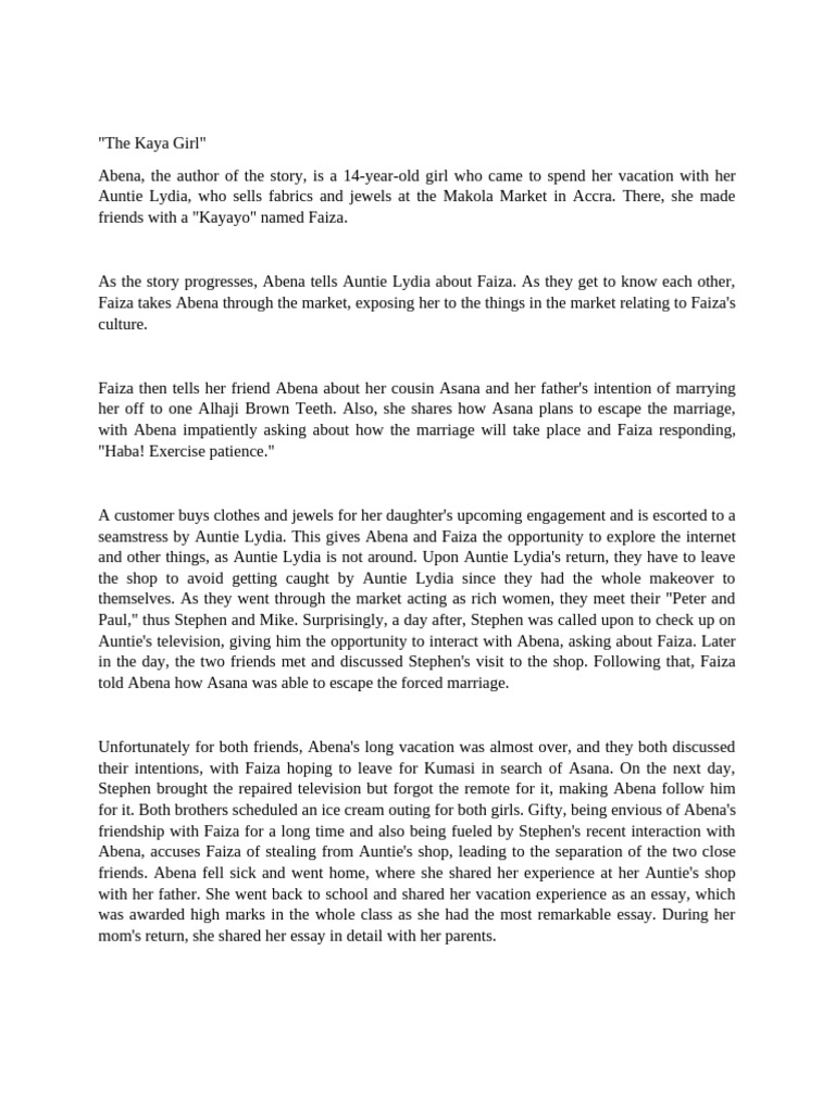 The Kaya Girl | PDF | Religion & Spirituality | Mystery, Thriller ...