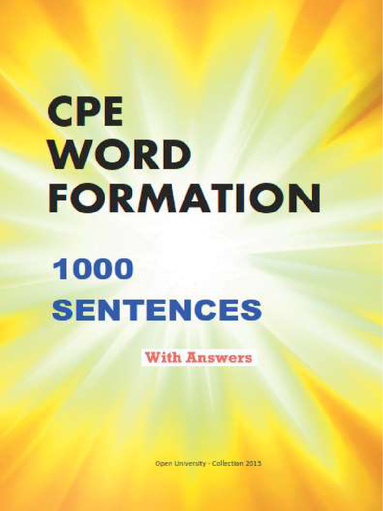 CPE Word Building | PDF