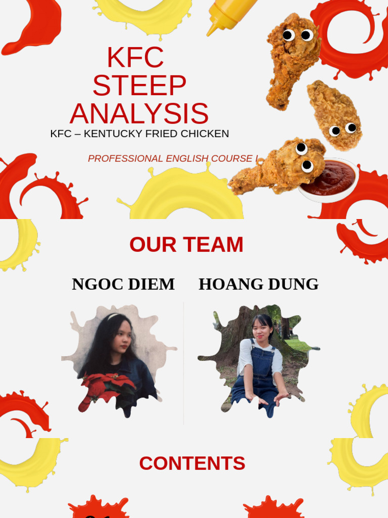 Kfc Steep Analysis Pdf Food Industry