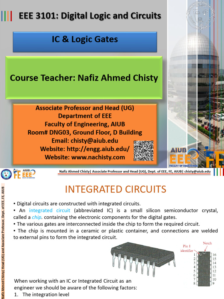 3_Logic_Gates_Spring24 | PDF | Logic Gate | Hardware Description Language