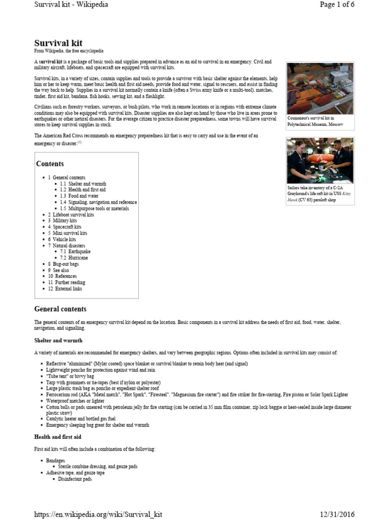 Survival Kit-2016 | PDF | Science & Mathematics